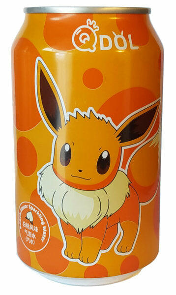 QDOL Pokémon Eevee Bevanda Frizzante alla Pesca – EATinerando